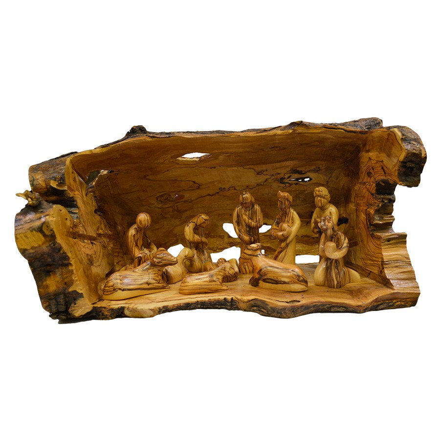 An Authentic Nativity Cave with Hand made Faceless figures – Bethlehem ...